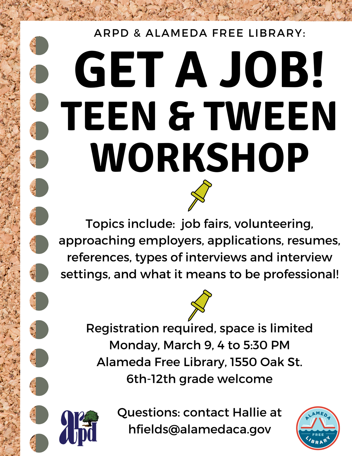 Get A Job Teen Tween Workshop Alameda Free Library get-a-job-teen-tween-workshop-alameda-free-library