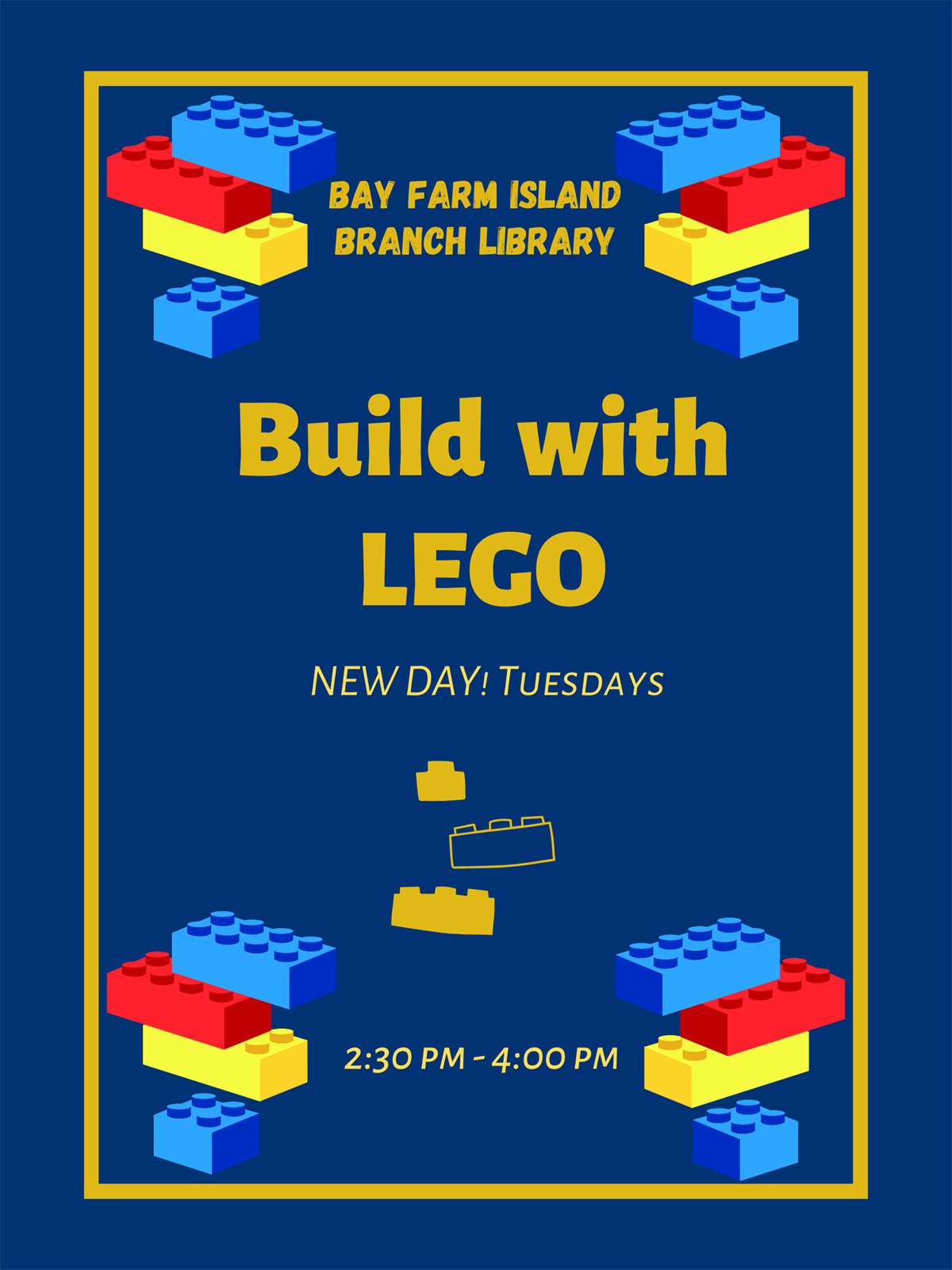 BFI - Build with LEGO | Alameda Free Library